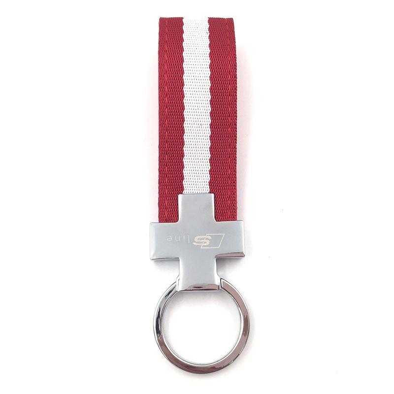 Buy 1Pcs Nylon Belt S Line Leather Key Chains Rings SLine S Line ...