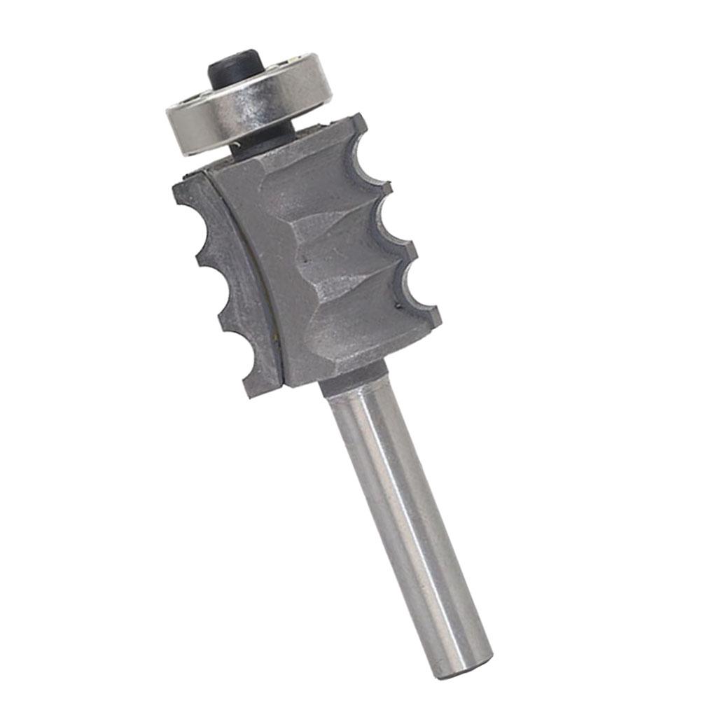 Satın alın 1/4'' 1/2'' Triple Bead Flute Molding Router Bit Woodworking ...