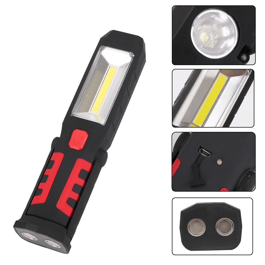 Buy COB LED Magnetic Car Repair Working Light Rechargeable Emergency ...