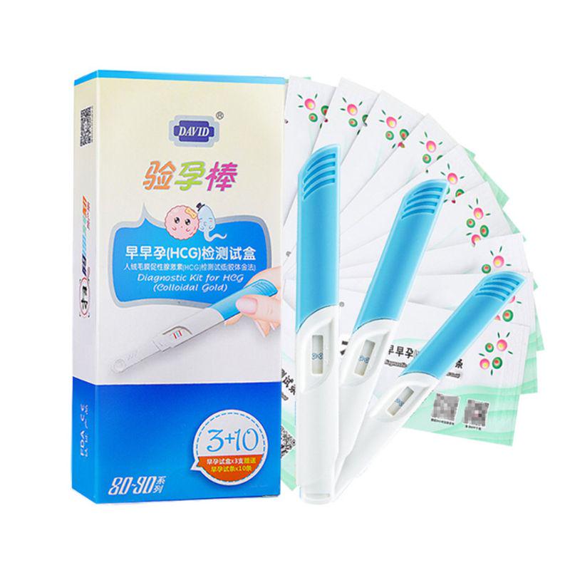 Three Pregnancy Test Kit and Ten Early pregnancy test paper uygun ...