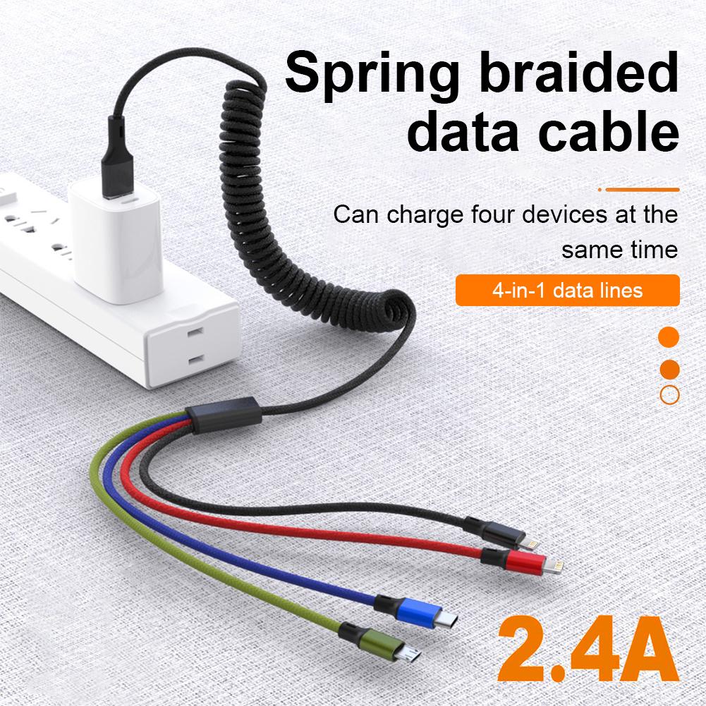 Cheap 3 in1 Fast Charging Universal USB Charger Cable Cord For iPhone ...