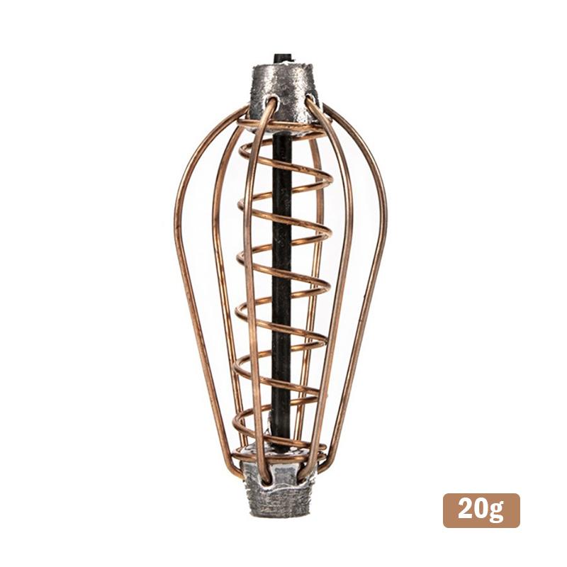 5Pcs Spring Sinker Carp Fishing Feeder 6 Wire Method Feeders Fishing ...