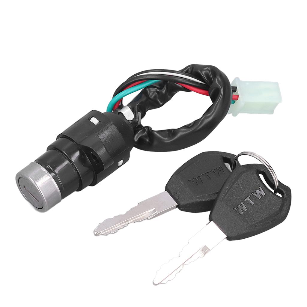 Buy 26mm 4Pin Ignition Key Switch Set Replacement for 50cc 70cc 90cc ...