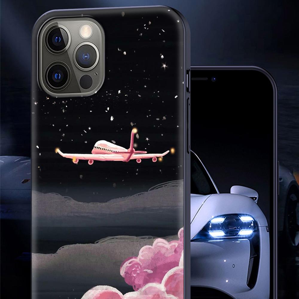 Buy travel plane Phone Case For iPhone 11 13 12 Pro Max XS XR X 8 7 6s ...