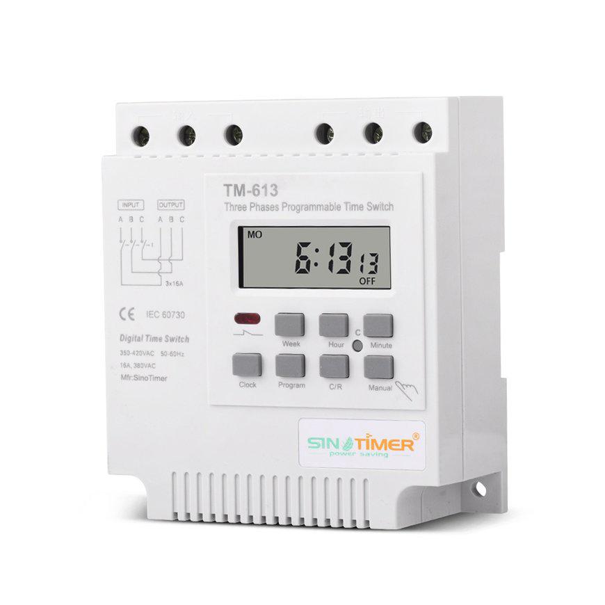 Buy Treasure Land Three Phases 380V 7 Days Programmable Timer Relay ...