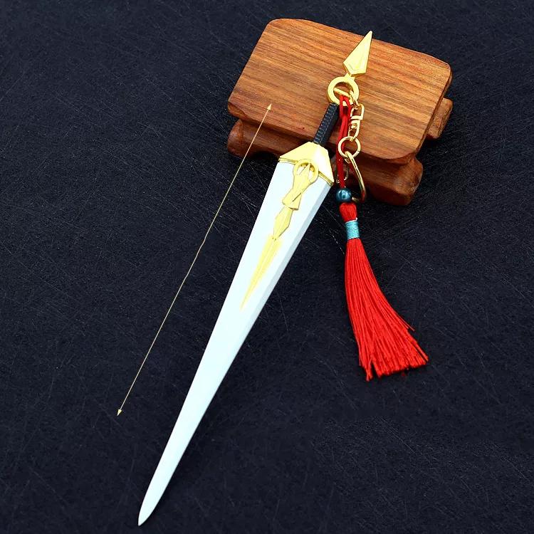 Cheap Anime Sword Keychain Collectible Metal Model Douluo Dalu Tang San ...