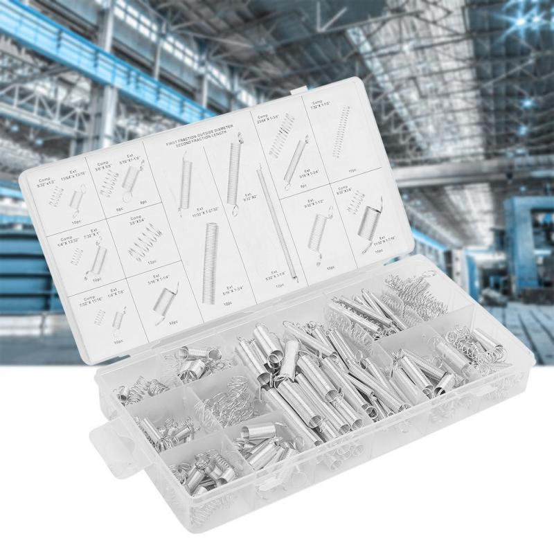 Buy 200pcs/Set 20 Sizes Extension Tension Compression Spring Assortment ...