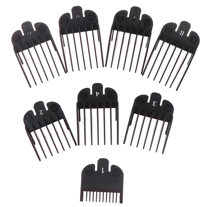 Buy 8Pcs Barber Styling Comb Sets Clipper Hair Limit Comb Trimmer ...