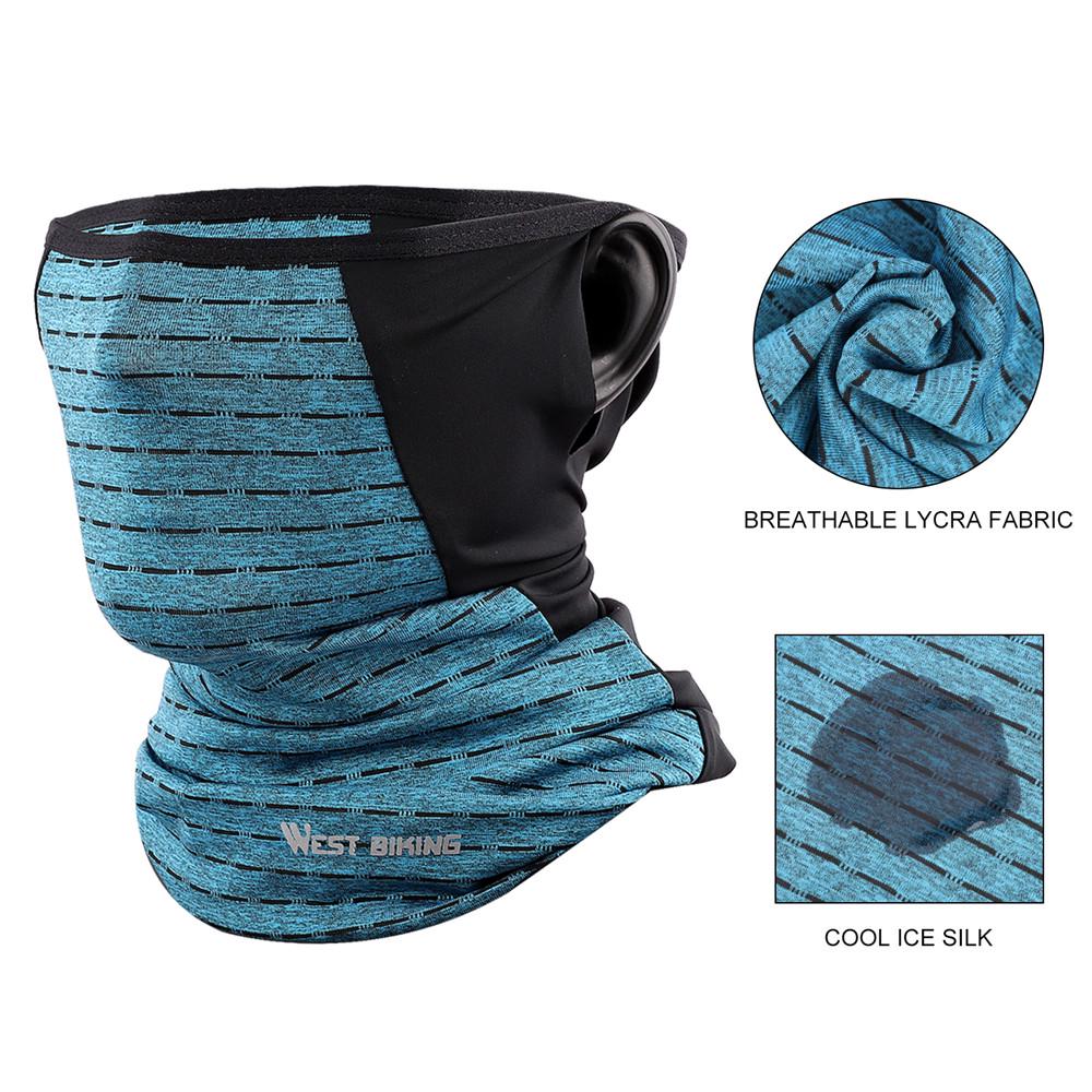 Summer Cycling Face Mask Windproof Ride Running Scarf AntiUV Headscarf ...