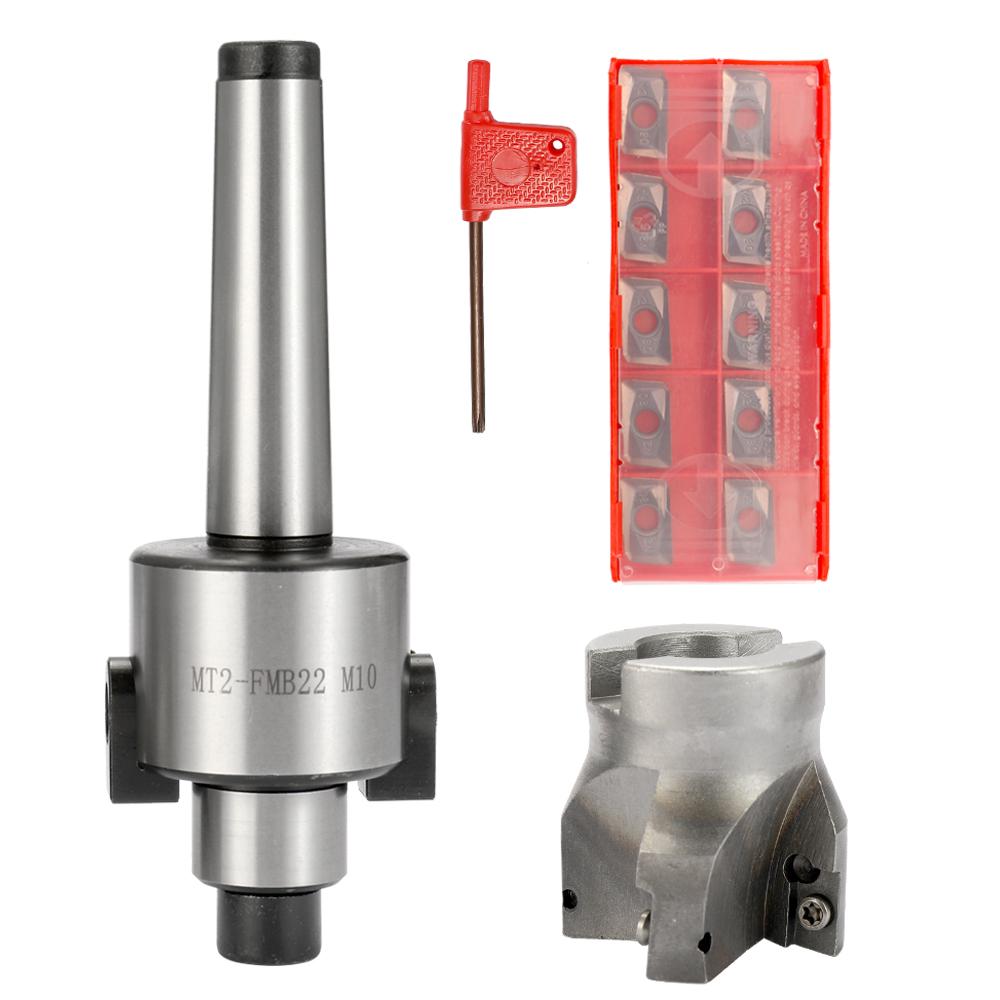 Metal Accuracy CNC Machine Tool MT2-FMB22 M10 Cutter Face Mill Arbor ...