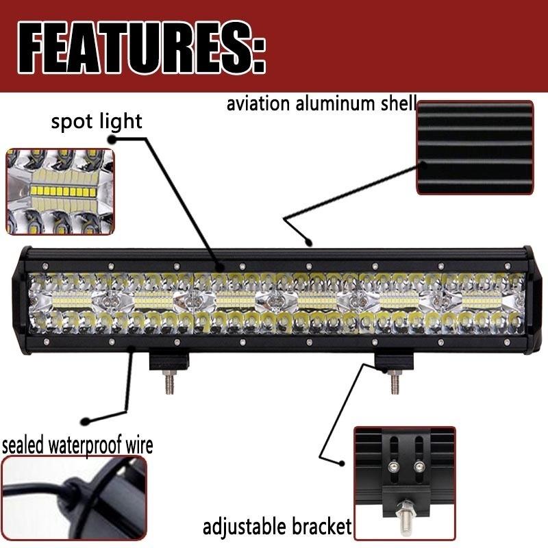 Cheap 17inch 360W Lamps Waterproof Dc9-36v LED Light Bar Work Light LED ...