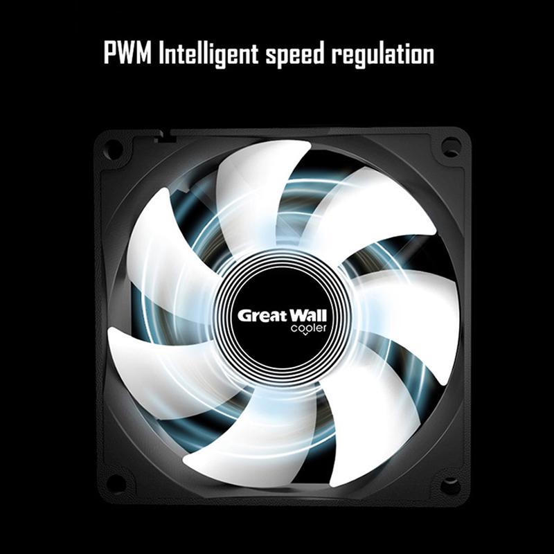 Buy Great Wall G400 4PIN RGB CPU Air Cooler 4 Heat Pipes PC Radiator ...