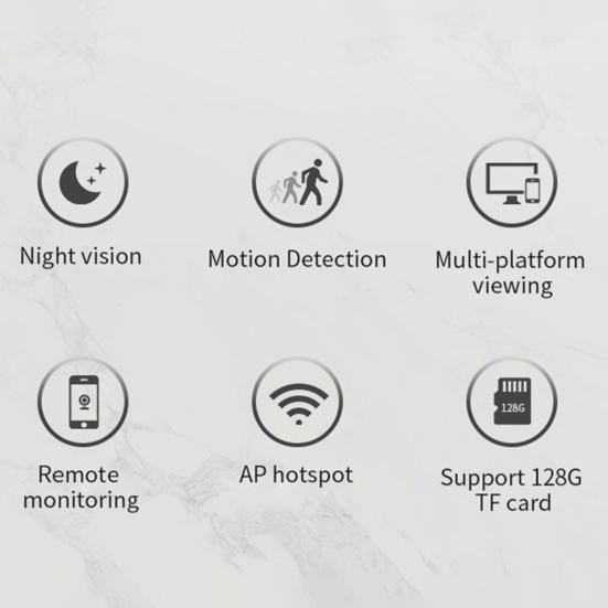 Cheap X6D WiFi Camera Mini Motion Detection Night Vision 4K Resolution ...