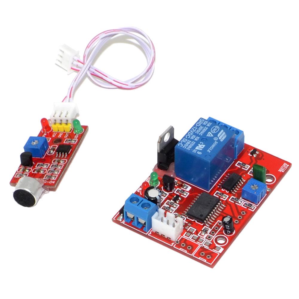 12V Voice Control Delay Switches Voice Activated AC 220V Delay Relay ...