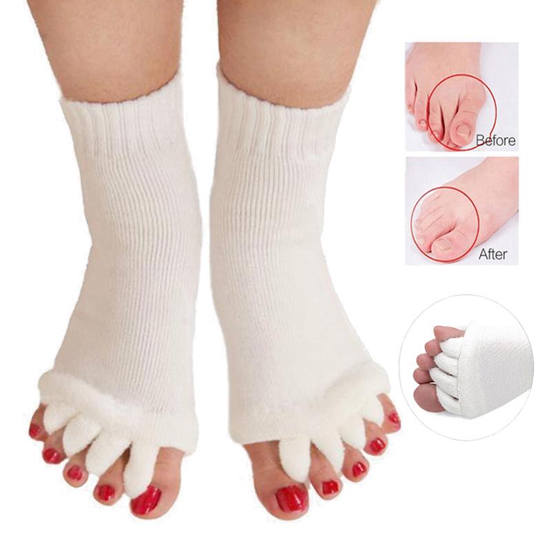 Buy A Pair Of Five Finger Socks Female Nitrile Cotton Split Toe Socks ...