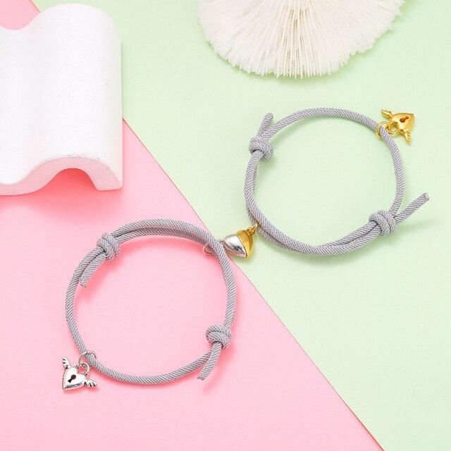 Satın alın 2021 Fashion 2pcs/pair Matching Couple Bracelet For Lovers ...