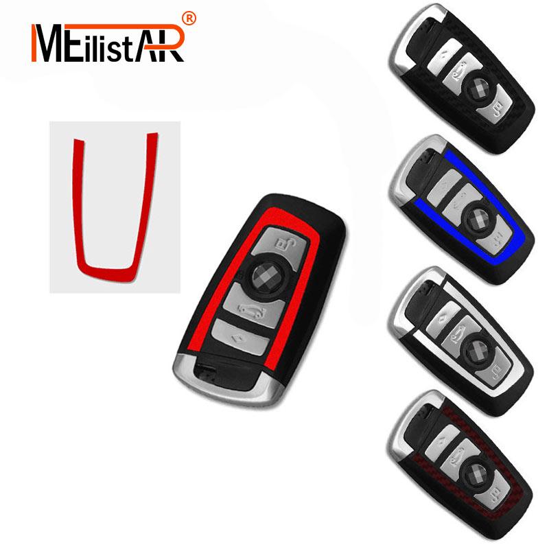 .1X car styling key sticker For F20 F01 F15 E46 E52 E53 E60 E90 F20 F10 ...