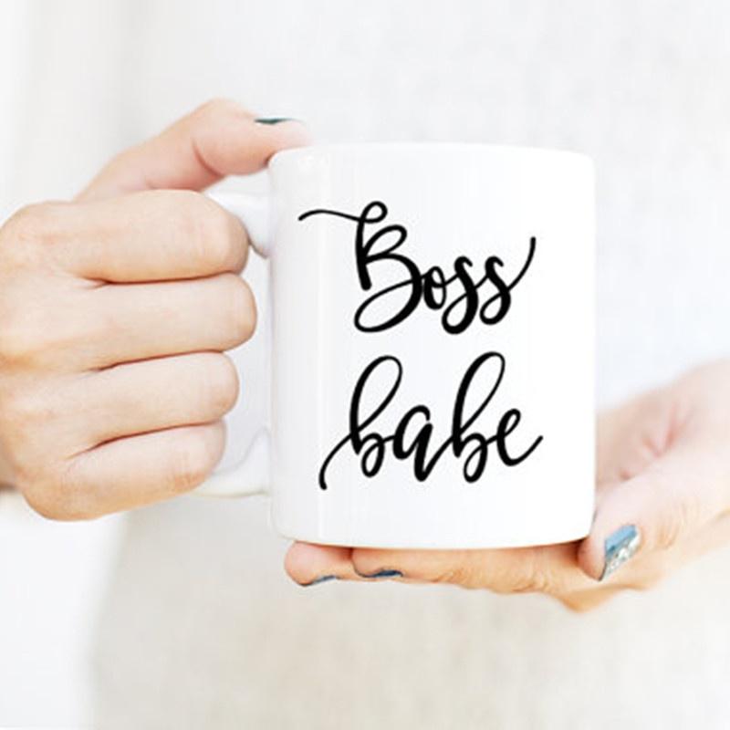 Buy Boss Babe Mug Gift For Boss Boss Gift Graduation Gift For Her Cute ...