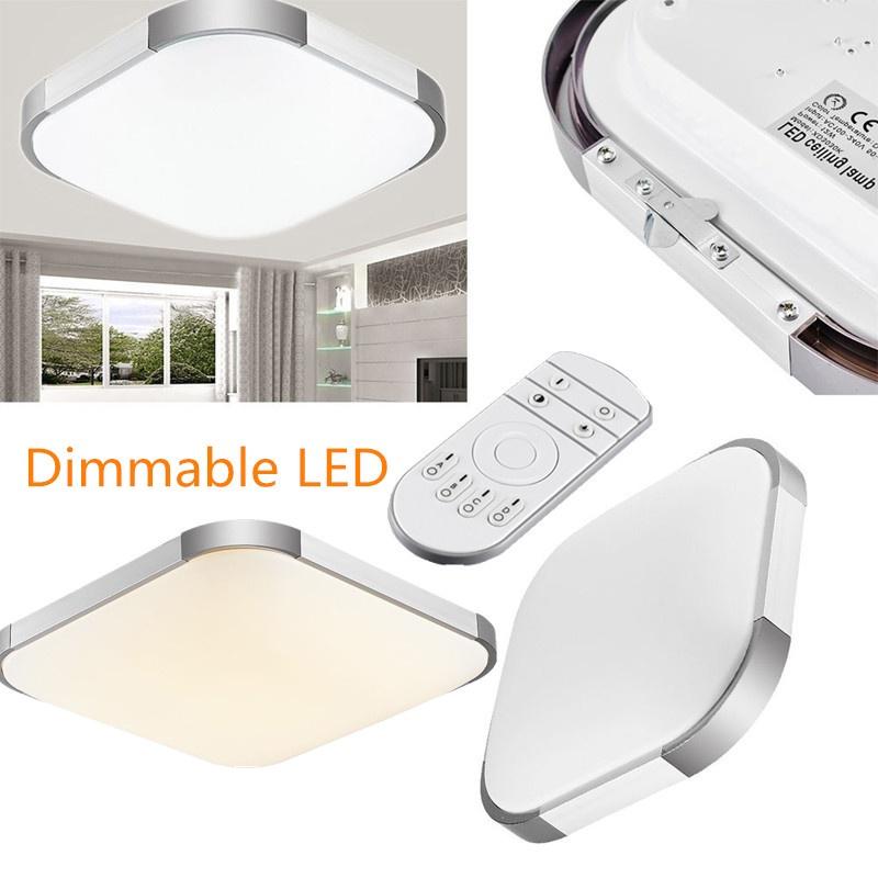 Buy 16W Square Dimmable/ Cool/Warm White LED Ceiling Down Light For ...