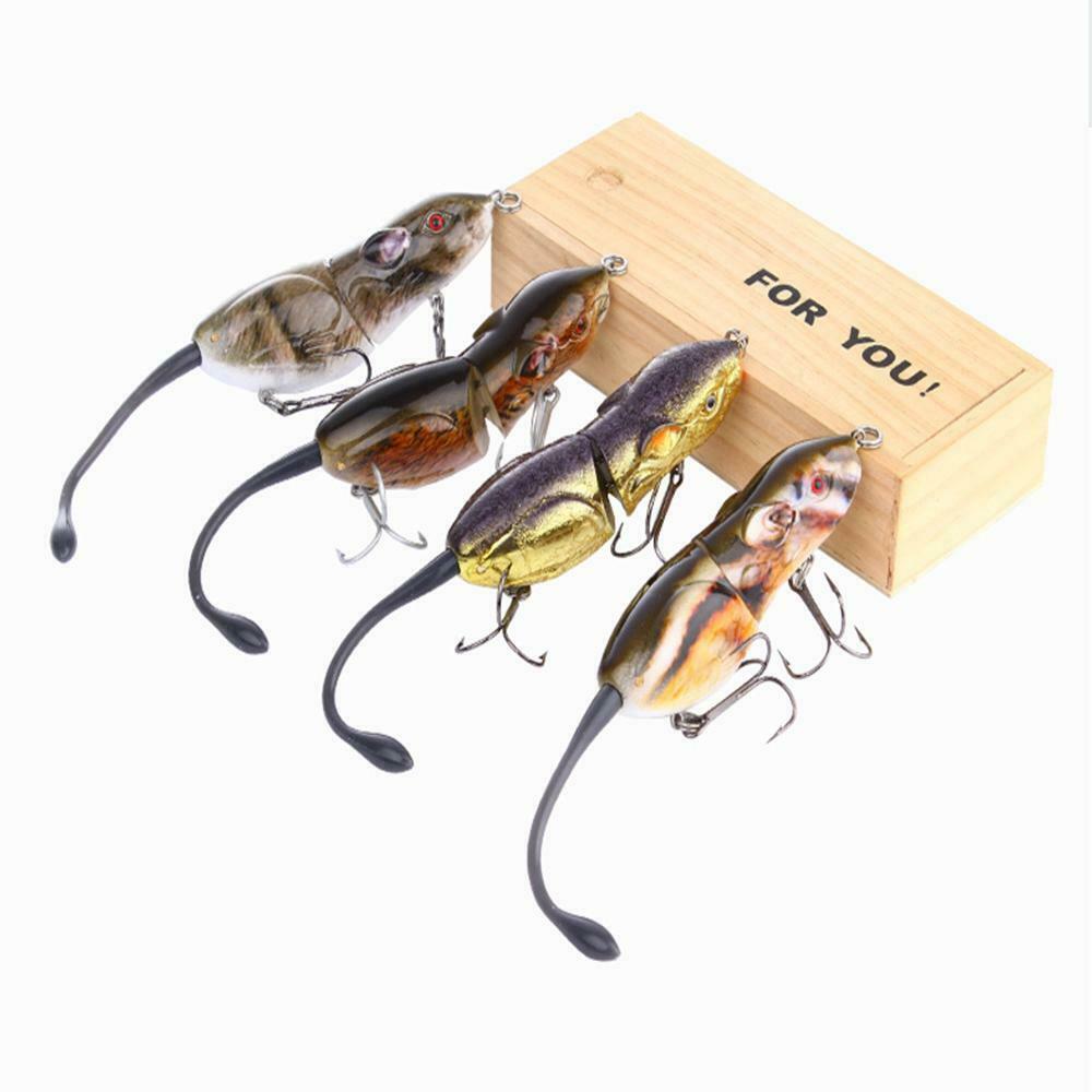 Cheap 1Pc 9cm/21g Fishing Lure Rat Swimbait Hard Mouse Artificial Bait ...