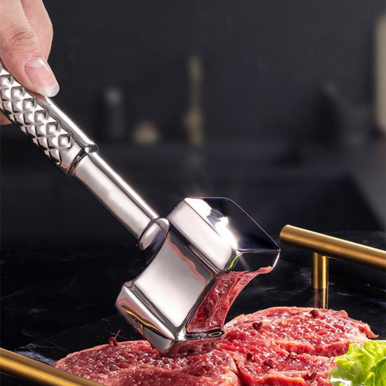 Buy Meat Mallet Sturdy Steel Stainless Multifunctional Double Sided
