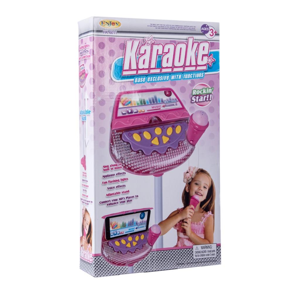 Cheap Kids Standing Microphone Musical Toy Karaoke Machine Sing Toy ...