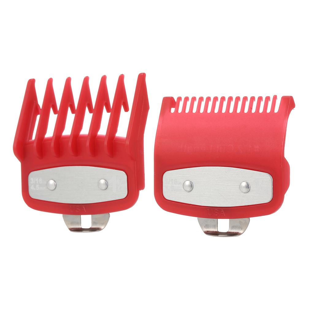 Buy 2pcs Cutting Guide Comb Hair Clipper Limit Comb Guide Attachment ...