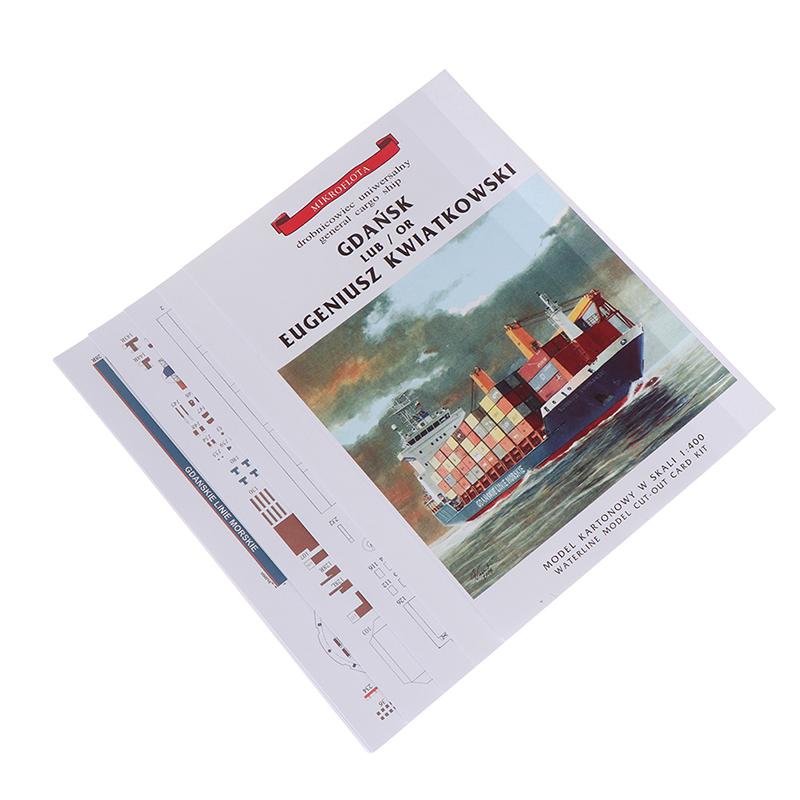 Buy 1:400 Gdansk Cargo Ship Diy Handcraft 3D Paper Card Model Sets at ...