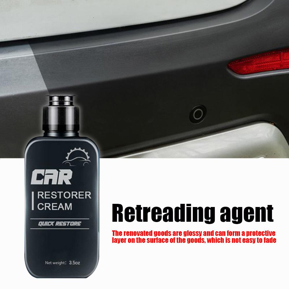 Buy 100mL Car Auto Interior Plastic Leather Restorer Cream ...