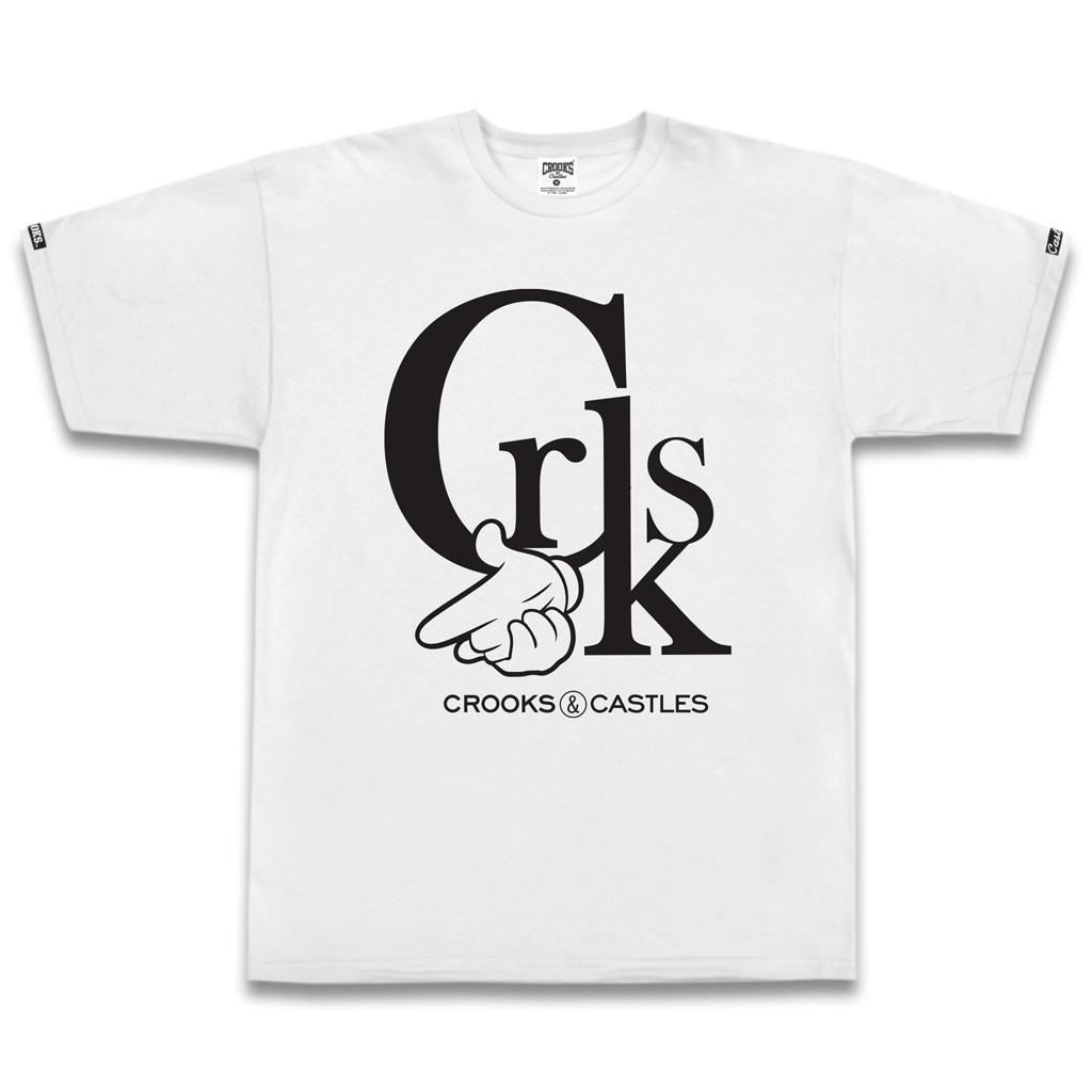 Crooks & Castles CRKS Airgun Logo Tee White uygun fiyatlı satın alın ...