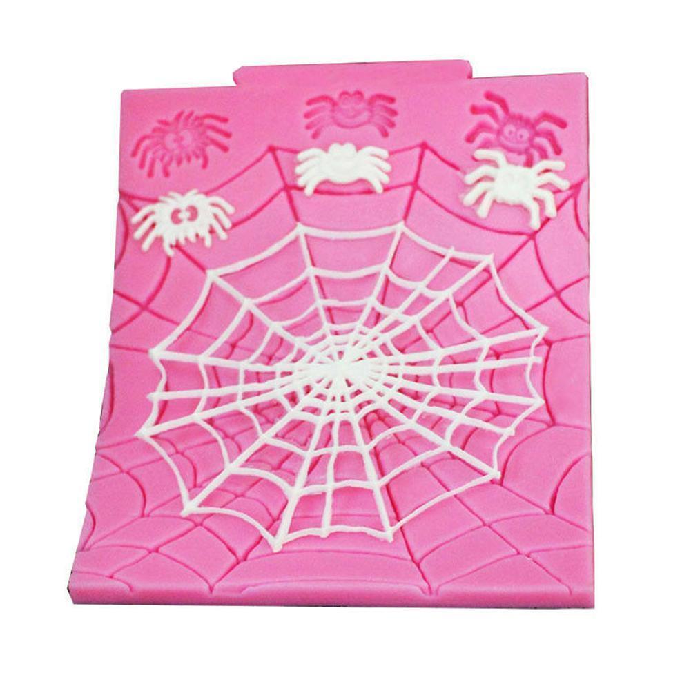 Buy Halloween Spider Web Shape Fondant Silicone Mold Cake Chocolate ...
