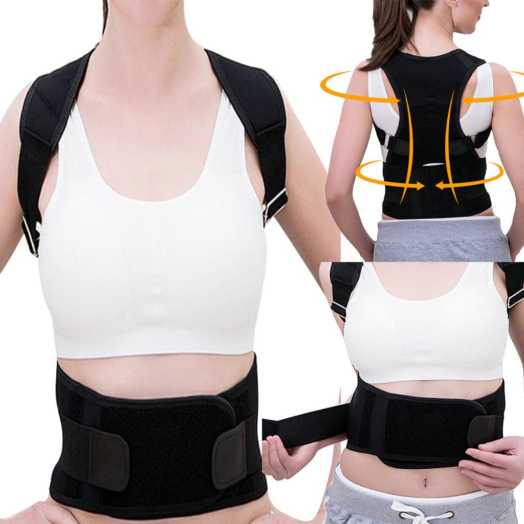 Buy Posture Adjustable Strap Back Humpback Waist With Straighten ...