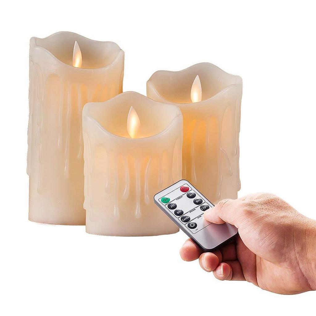 Buy Air Flameless Candles LED Candles Tear Wave Shaped Candles Battery ...