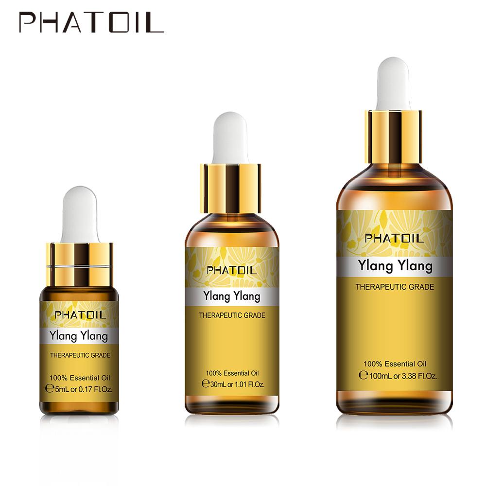 Buy PHATOIL Ylang Ylang Plant Essential Oil with Dropper for Lower ...