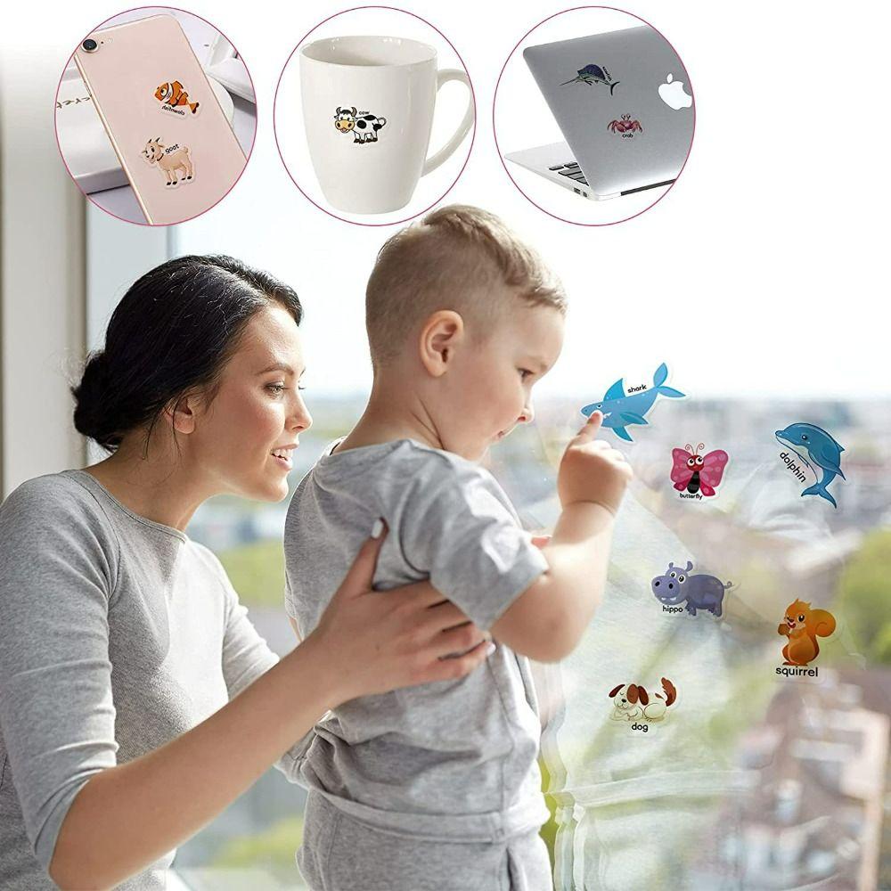 Scenarios Children's Sticker Book Reusable Sticker Book DIY Scene ...