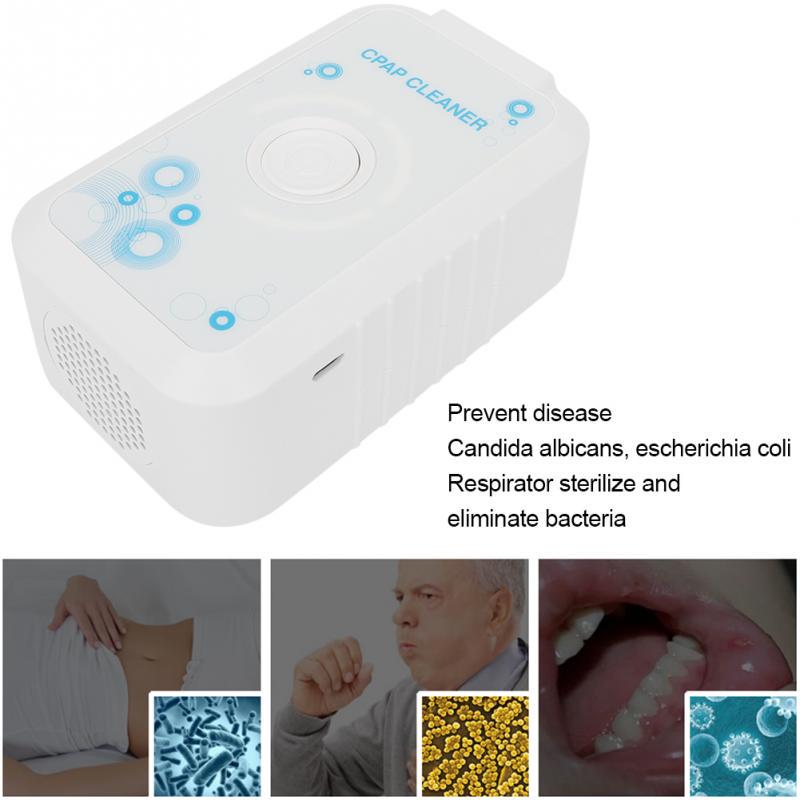 Portable CPAP Sterilizer Cleaner Low Noise Respirator Ozone Disinfector ...