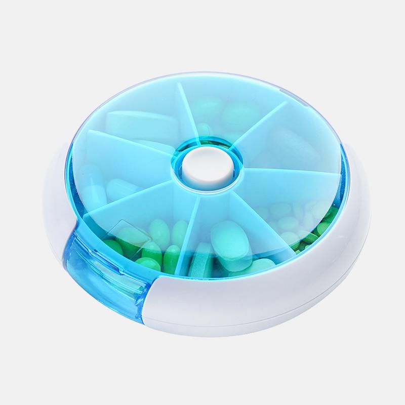 Buy 7 Hole Box Organizer Container Compartment Creative Pill Box ...