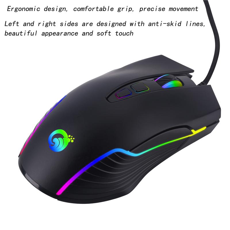 Buy G4 USB Wired Mouse RGB Marquee Macro Programming Gaming Mouse ...