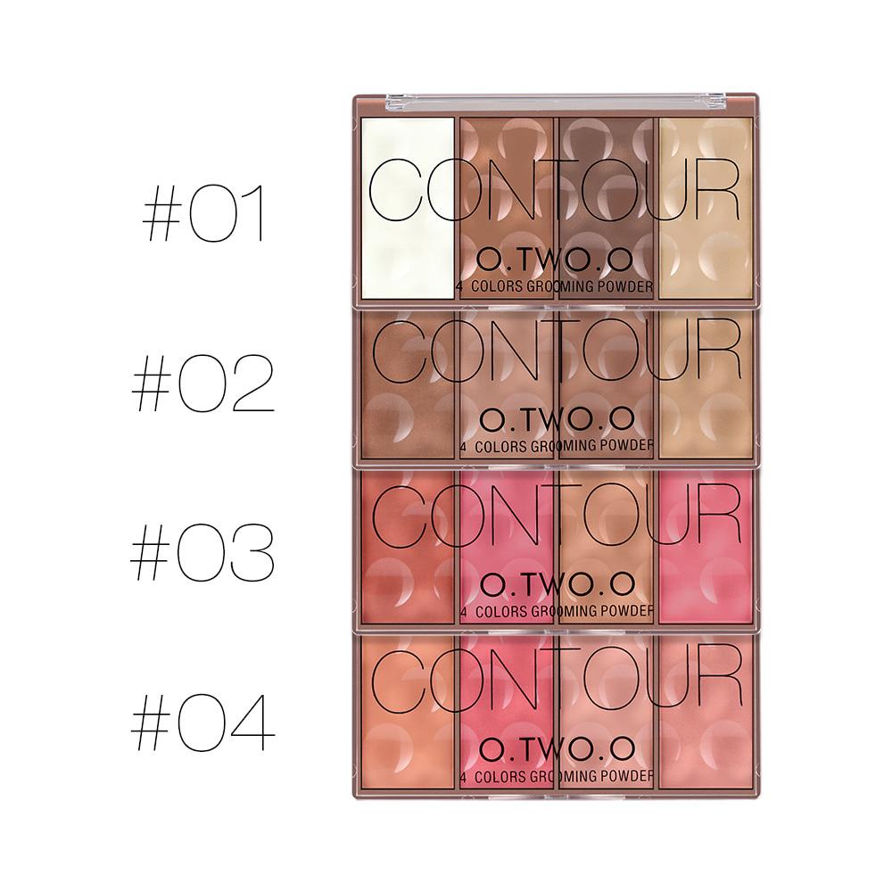 Buy O.TWO.O 4 Colors Concealer Palette Face Makeup Base Contouring ...