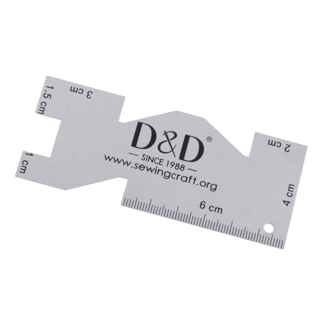 Buy Metal Sewing Quilting Rulers Measurement Gauge For Embroidery ...
