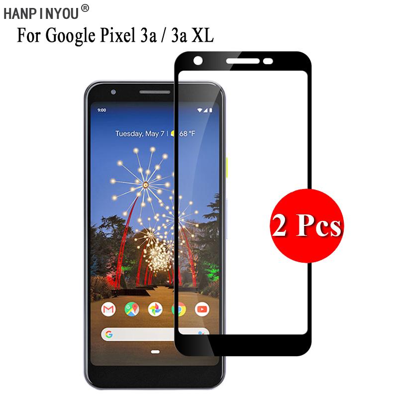 2 Pcs/Lot For Google Pixel 3a / 3a XL Full Cover Screen Protector ...