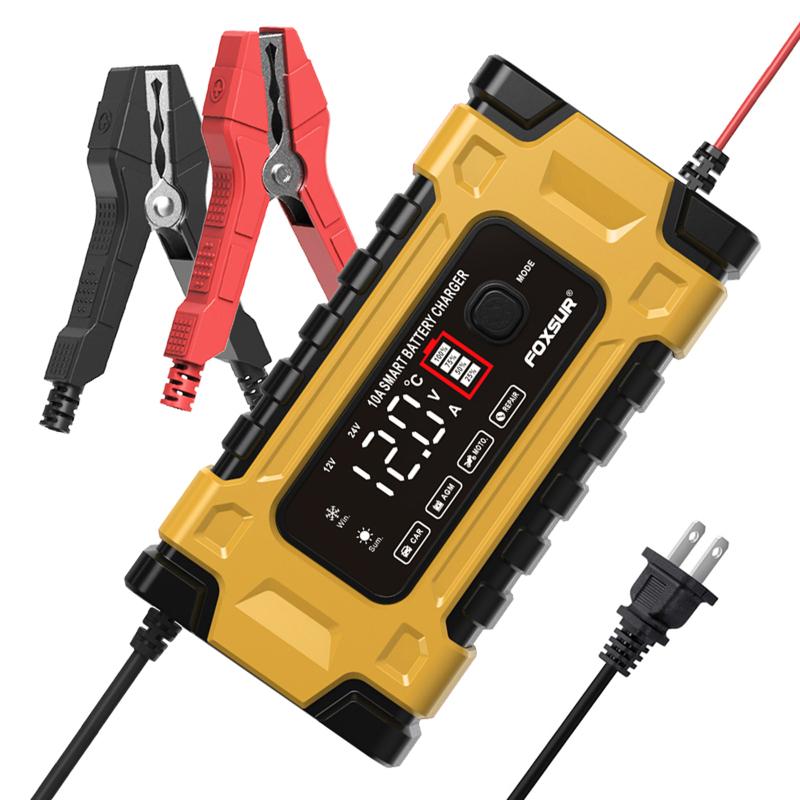 Cheap Fully Automatic Smart Battery Charger 12v / 24v Large Screen Lcd ...