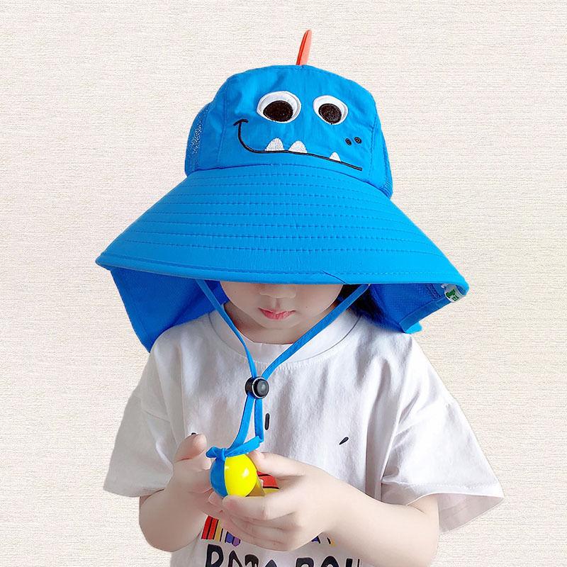 Buy Children's Sunscreen Hat Covers Face In Summer with New UV ...
