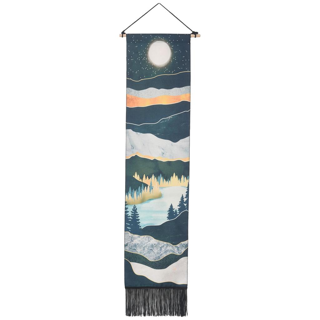 Buy 1Set Narrow Tapestry Long Landscape for Bedroom Vertical Tapestry ...