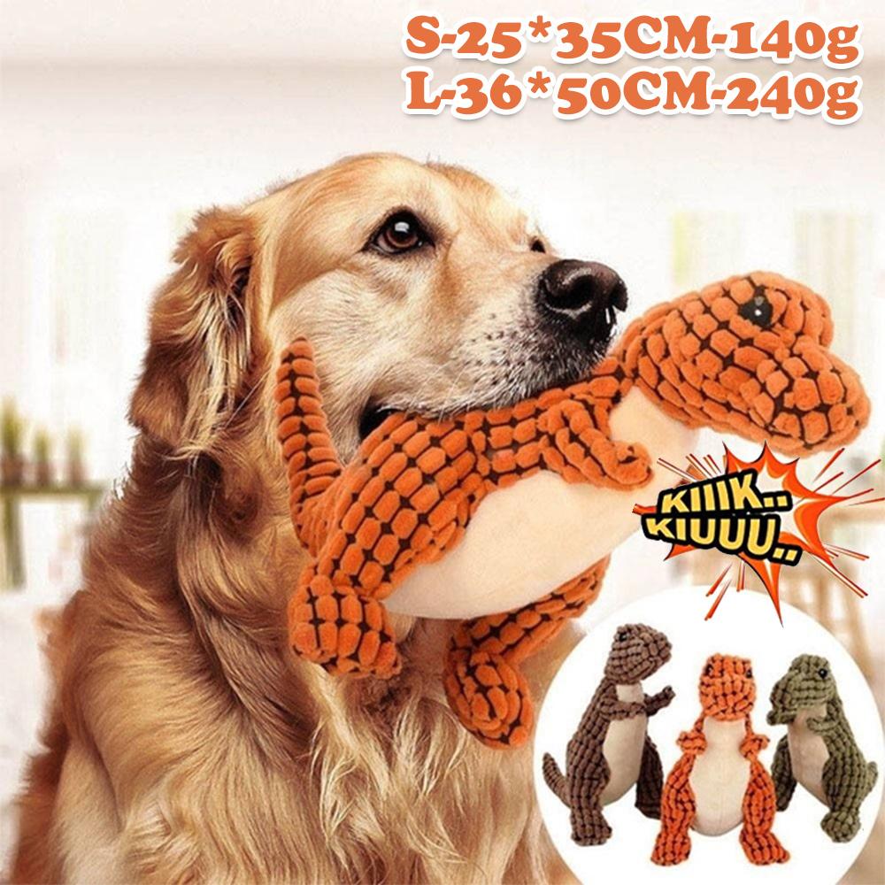 Buy Dog Cat Pet Chew Toys Dog Canvas Durability Vocalization Dolls Bite ...