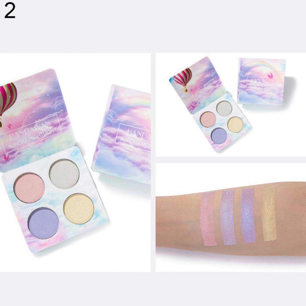 Buy HANDAIYAN Highlighter Palette Face Contour Powder Makeup Eyeshadow ...