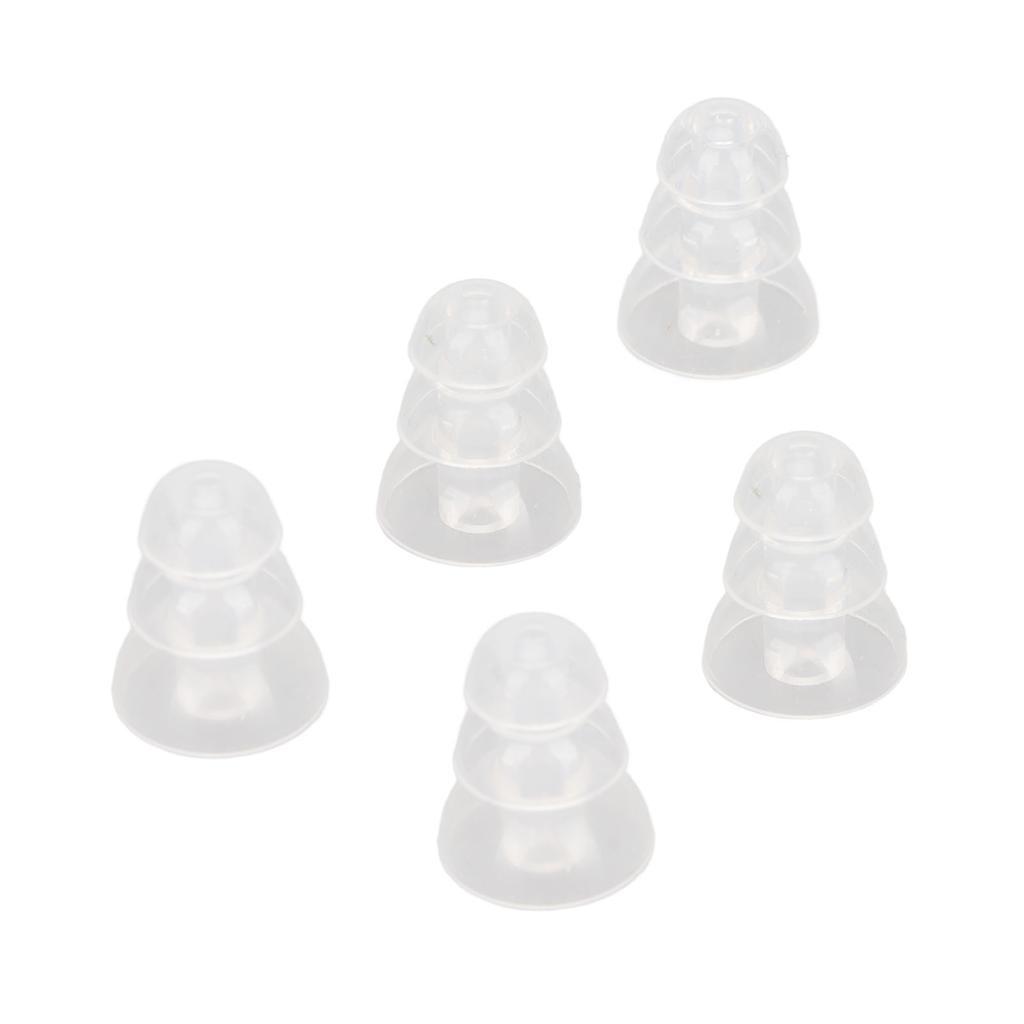Buy 5pcs Hearing Aid Ear Tips Silicone Soft 3 Layers Replacement BTE ...