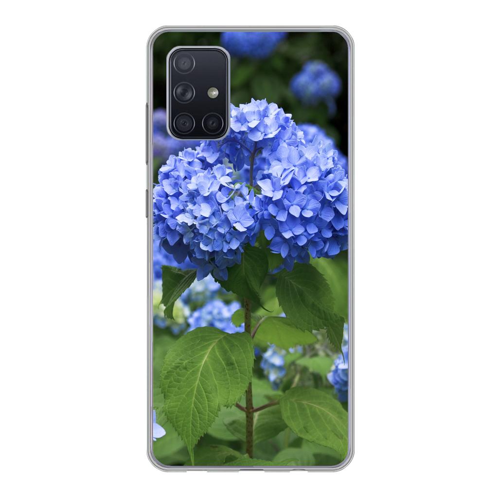 Samsung Galaxy A51 5G Soft Case - Blue hydrangea flowers günstig kaufen ...