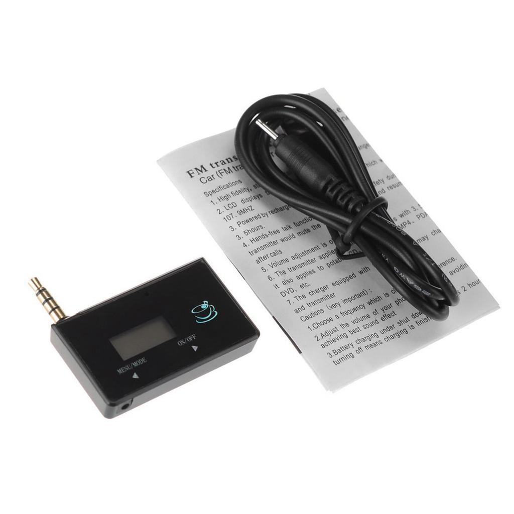 F180B Wireless Mini FM Transmitter Music Audio For Mobile Phones ...