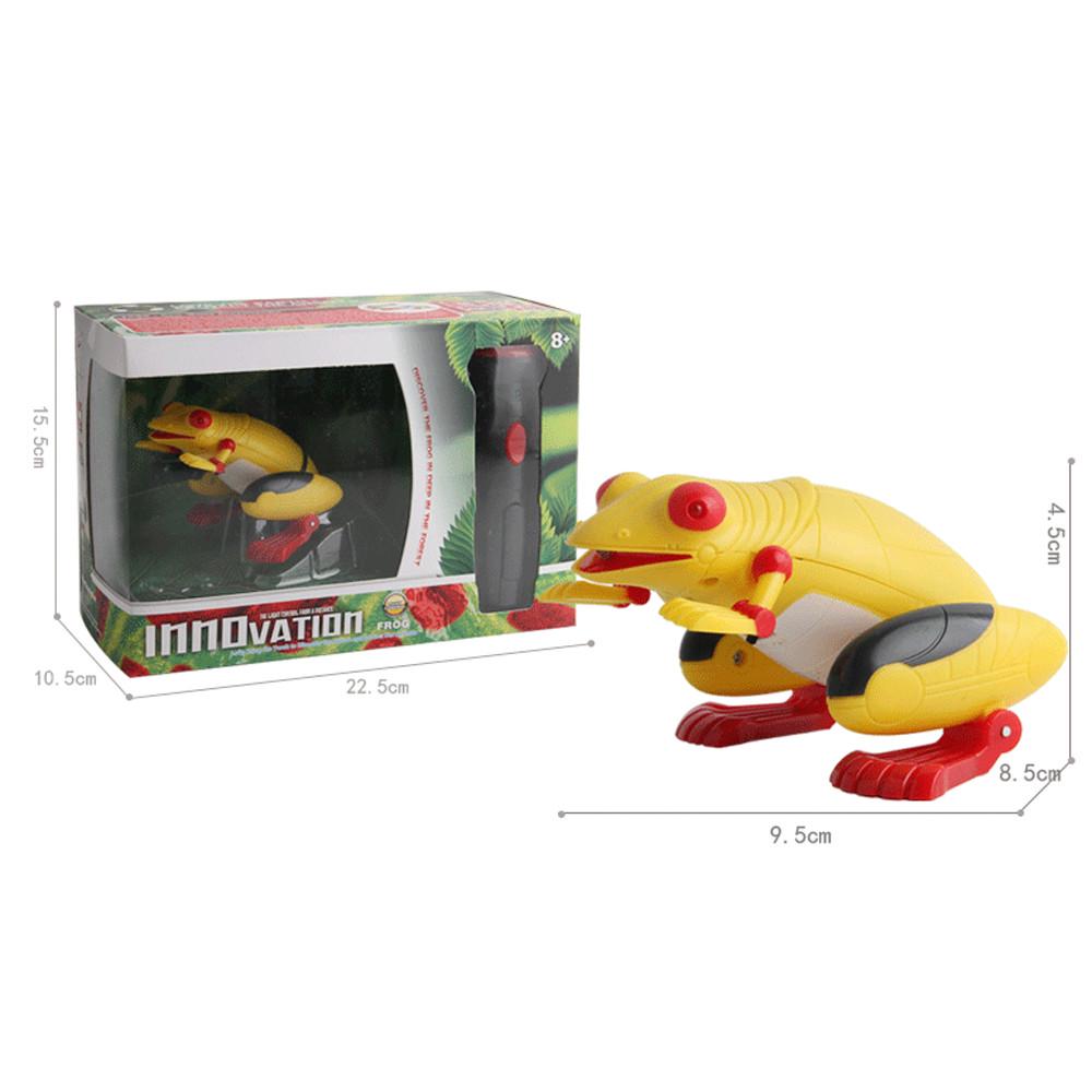 Buy Kids Holiday Gift Toy Prank Fake Frog Simulation Light-Sensor ...